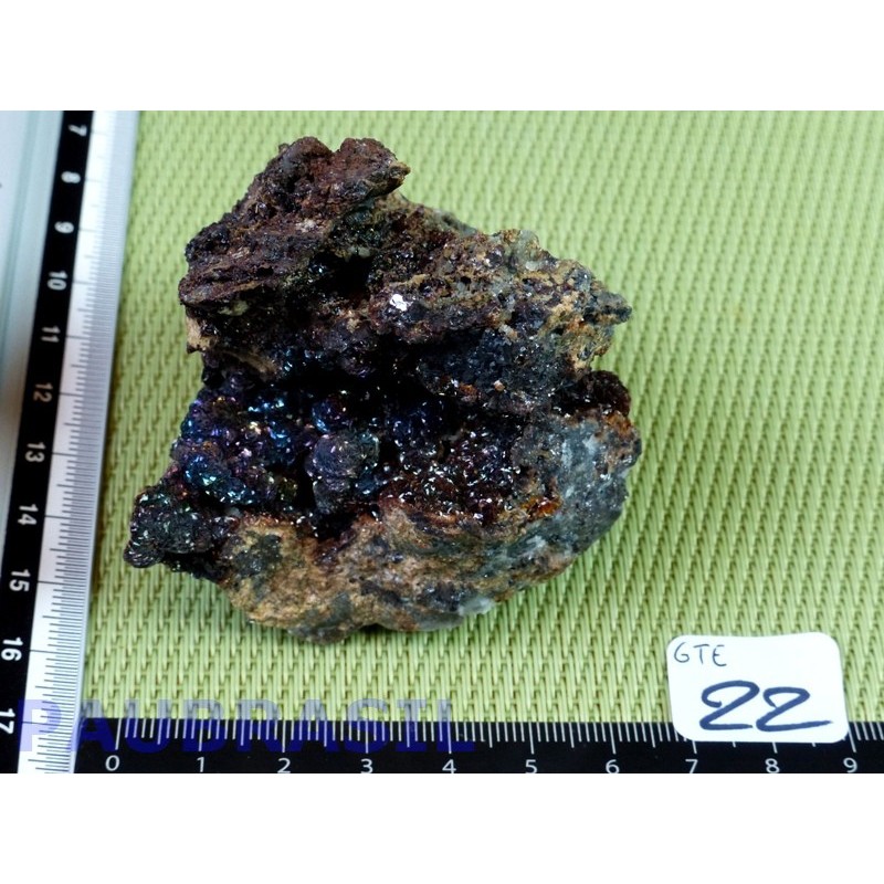 Goethite irisée d'Espagne - Minéraux rares de collection.