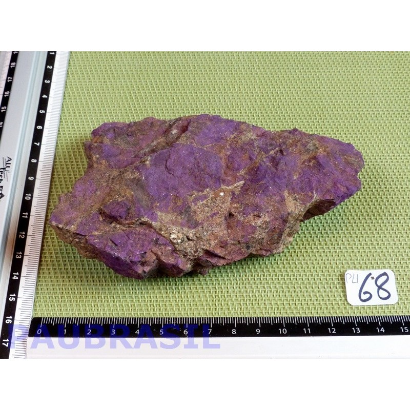 Purpurite en pierre brute - Achat en ligne de minéraux de collection.