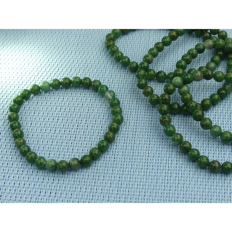 Bracelet en perles de Buddstone - Bijoux, minéraux et chakras.