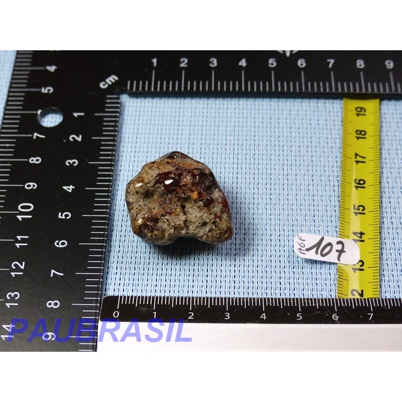 Agate de Feu en pierre roulée . Pierres de soins. Lithothérapie