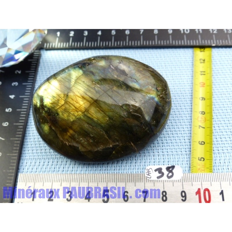 Labradorite polie - Pierre Feng Shui - Minéraux de collection.