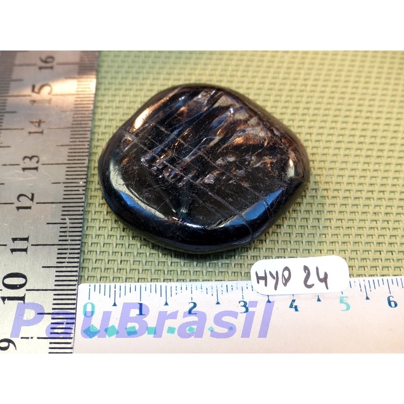 Hypersthène en Pierre Plate - Minéraux, vertus et chakras.