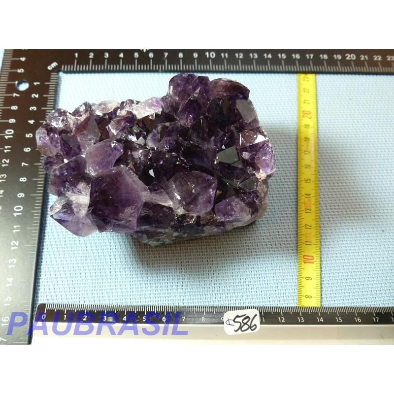 Druse d'Améthyste Brésil - Pierre Feng Shui - Minéraux de collection.
