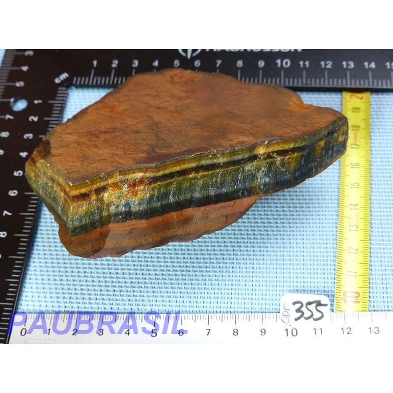 Oeil de Faucon en pierre brute - Achat de minéraux de collection.